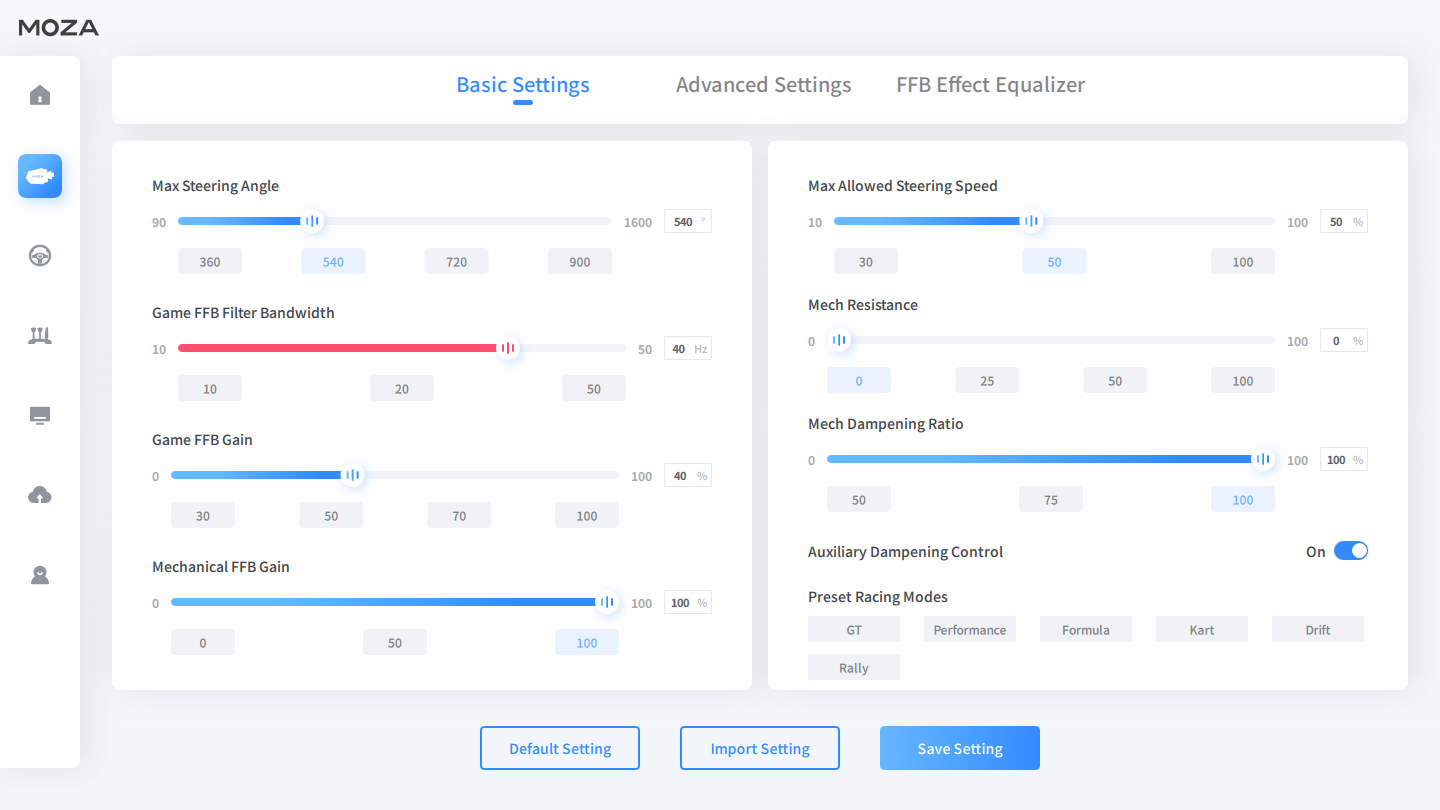 Moza KS Sim Racing Steering Wheel