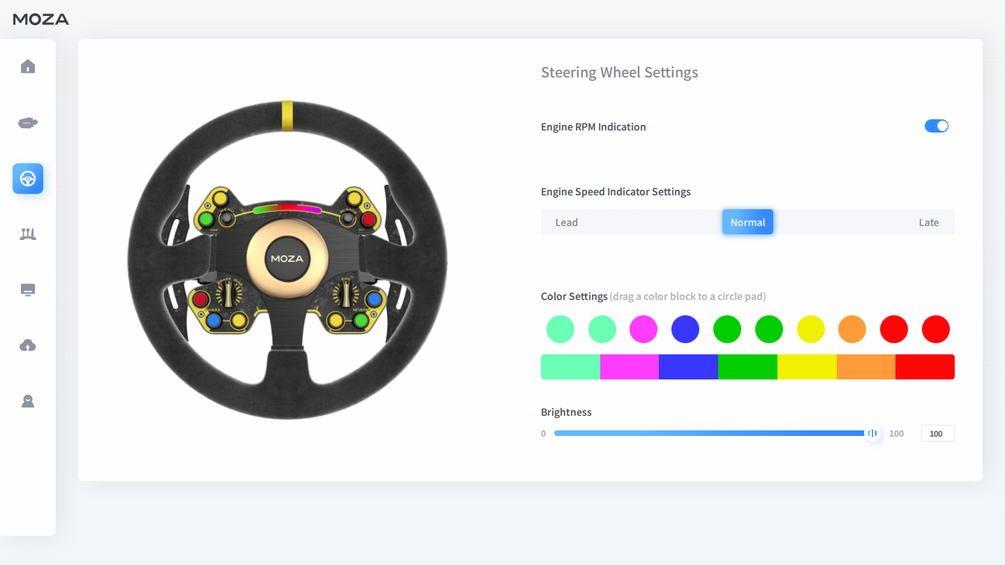 Moza KS Sim Racing Steering Wheel